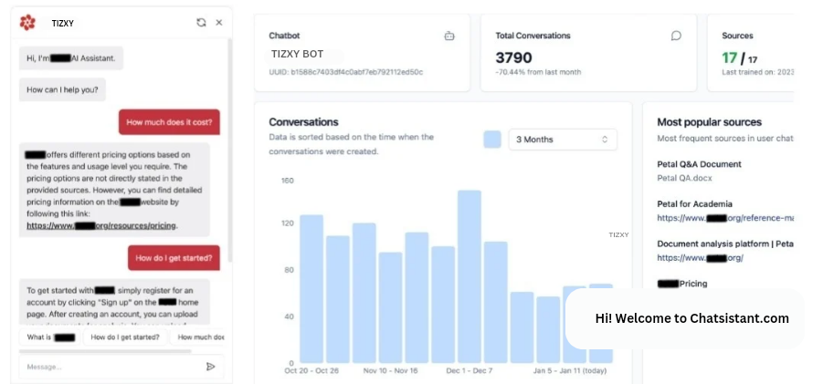 Build AI Chatbots - LLM Framework 🗨️🤖📊🚀 - Chatsistant.com